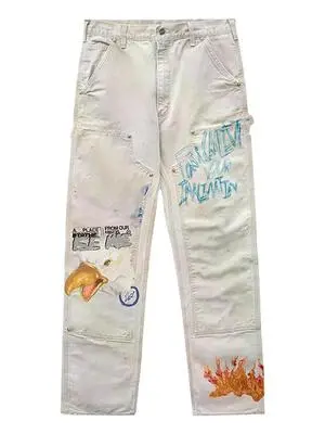 TRAVIS SCOTT Cactus Jack Painters Imagination Trousers - Neutrals