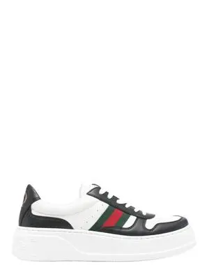 Gucci Chunky Leather Sneakers - Black