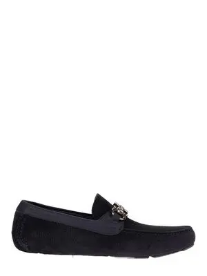 FERRAGAMO Leather Loafers Blue