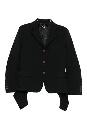 Comme Des Garçons Single-breasted Jacket - Black