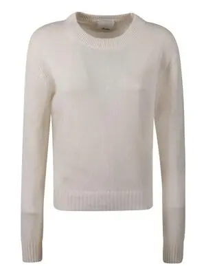 ALLUDE Cashmere Sweater - White