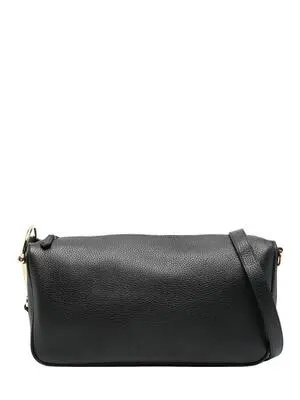 Gucci Half Horsebit Medium Shoulder Bag - Black