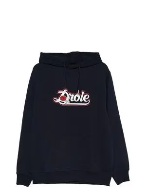 Drole De Monsieur Hoodie With Logo - Blue