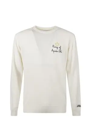 MC2 SAINT BARTH Printed Heron Sweatshirt - White