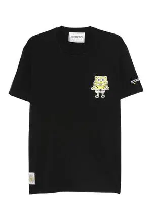 Iceberg Printed T-shirt - Black