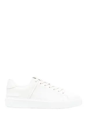 Balmain Leather Sneakers - White