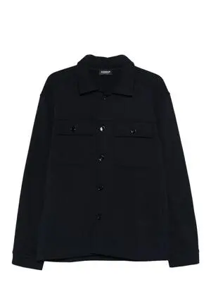 DONDUP Shirt With Front Pockets - Blue