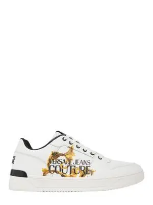 Versace Logo Sneakers - White