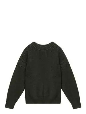 Isabel Marant Barry Row Neck Pullover Sweater - Beige