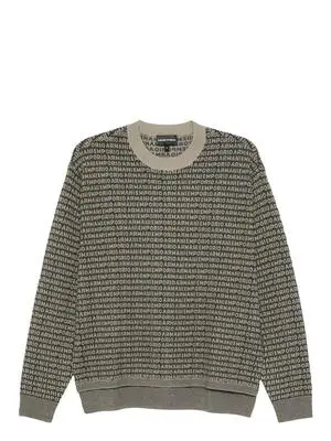 Emporio Armani Wool Crewneck Jumper - Green
