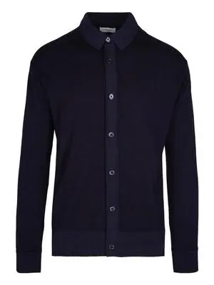 PAOLO PECORA Cardigan With Buttons - Blue
