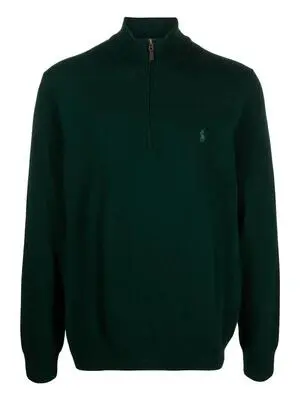 Polo Ralph Lauren Half-zip Sweater With Logo - Green