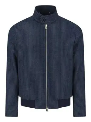 Paul Smith Zipped-up Bomber - Blue
