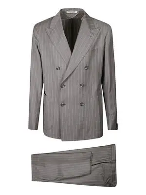 Tagliatore Montecarlo Double-breasted Jacket - Grey