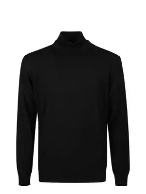 KANGRA Turtleneck Sweater - Black