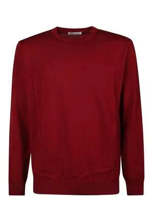 KANGRA Fine Wool Sweater - Red