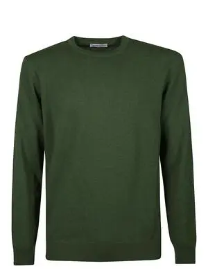 KANGRA Fine Wool Sweater - Green