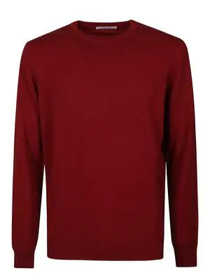 KANGRA Fine Wool Sweater - Red