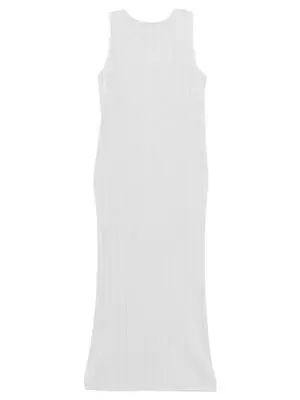 Issey Miyake Pleated Long Dress - Grey