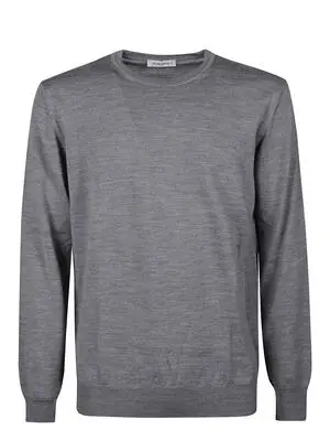 KANGRA Fine Wool Sweater - Grey