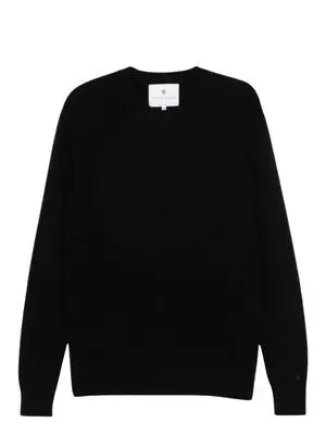 SEVEN GAUGE Wool Crewneck Sweater - Black