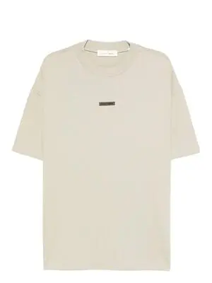 ESSENTIALS Cotton T-shirt With Logo - White