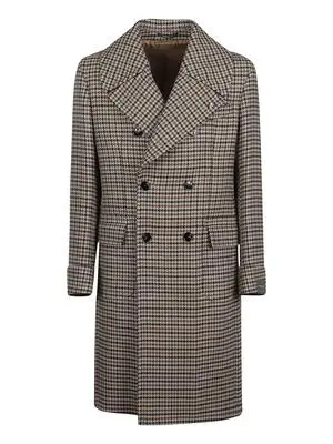 GABRIELE PASINI Double-breasted Button Detailed Coat - Beige