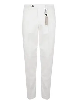 MANUEL RITZ American Pocket Trousers - White