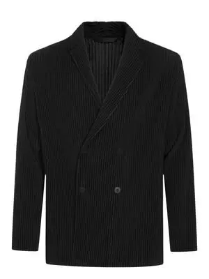 Issey Miyake Double Breasted Blazer - Black