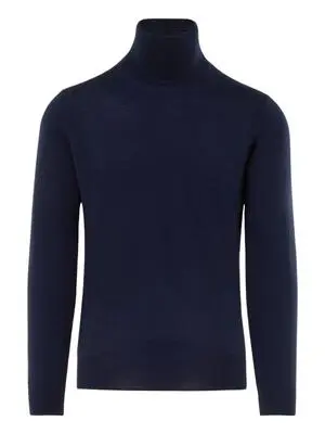 PAOLO PECORA Wool Turtleneck - Blue