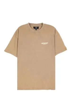 REPRESENT T-shirt With Logo - Beige