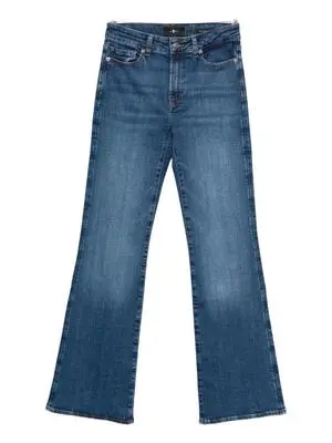 7 For All Mankind The Leggy Bootcut Denim Jeans - Blue
