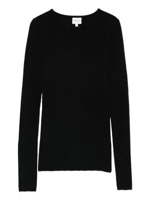 HERSKIND Wool Crewneck Sweater - Black