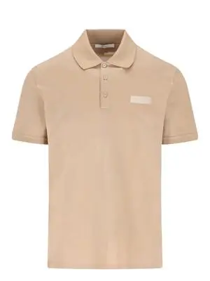 Givenchy Polo Shirt With Logo - Beige