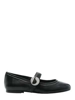 Coperni Leather Ballet Flats - Black