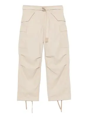 Sacai Cotton Cargo Trousers - Beige