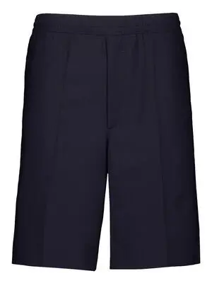 Givenchy Wool Bermuda Shorts - Blue