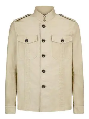 TOM FORD Cotton Overshirt - Beige
