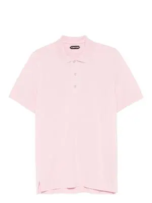 TOM FORD Pique Polo - Pink