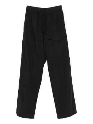 Dries Van Noten Cotton Trousers - Blue