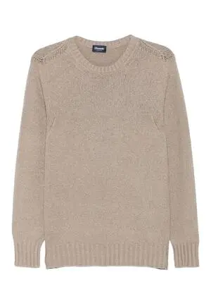 DRUMOHR Knitted Neck Sweater - Beige