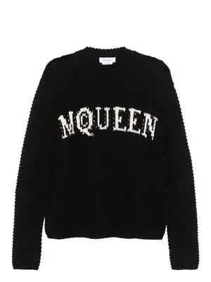 Alexander McQueen Shirt With Logo - Black