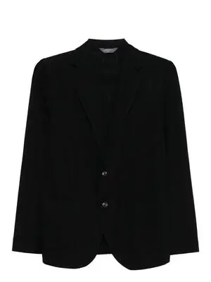 CIRCOLO 1901 Cotton Single-breasted Jacket - Black