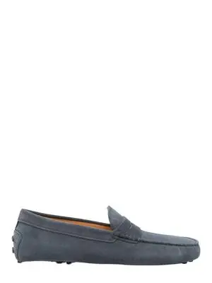 TOD'S Gommino Suede Loafers - Blue
