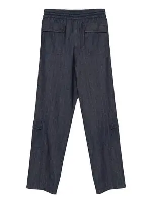 Dries Van Noten Cotton Trousers - Blue