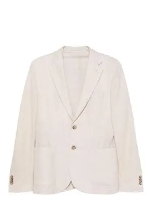 LUIGI BIANCHI Linen Jacket - Beige