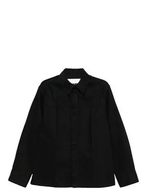 JIL SANDER Denim Cotton Shirt - Black