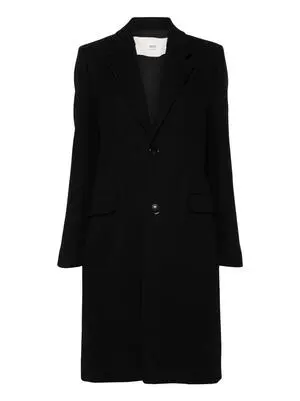 AMI Single-Breasted Wool Coat