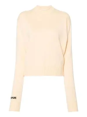 Sportmax Wool Crewneck Sweater - Yellow