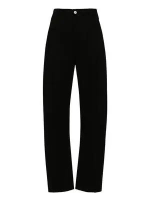 Loewe Cotton Twill Trousers - Black